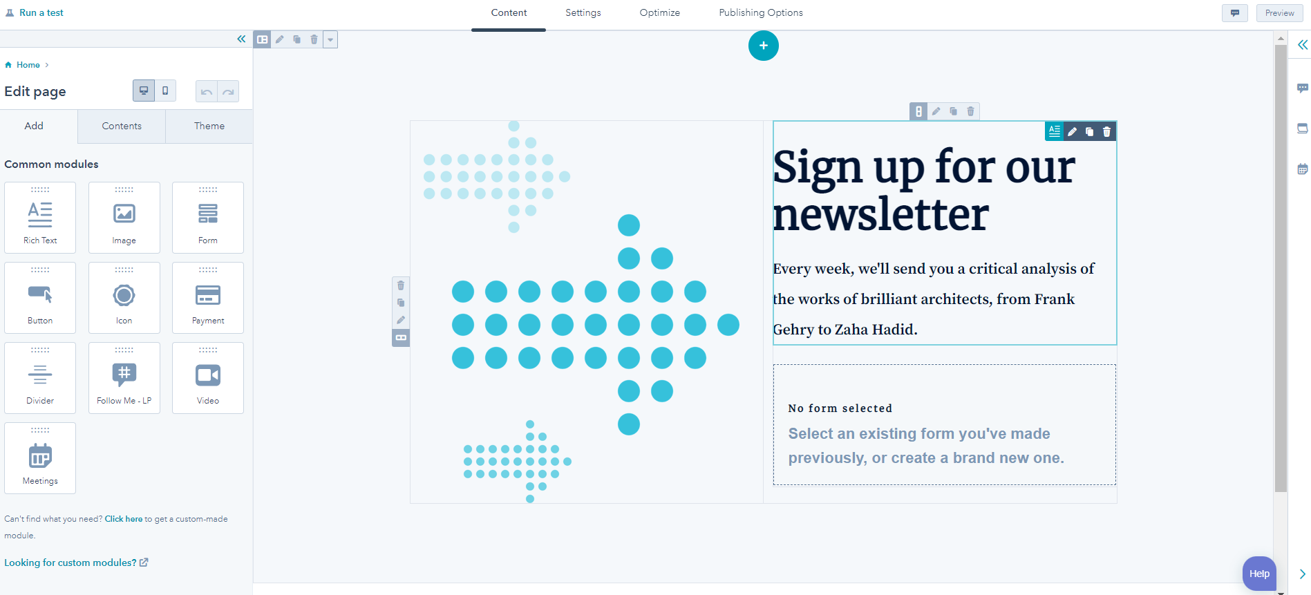 How to create effective landing pages with Hubspot